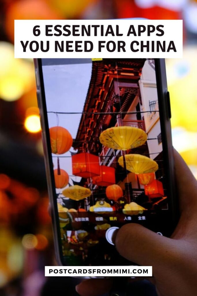 6 Essential Apps for Travelling China - Postcards From Mimi